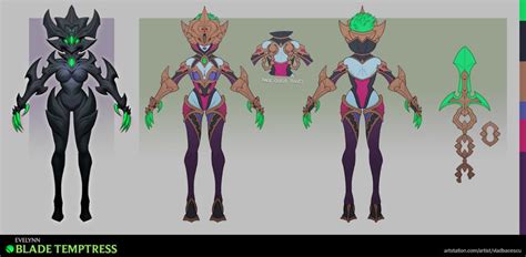 Evelynn League Of Legends Drawn By Vladbacescu Danbooru