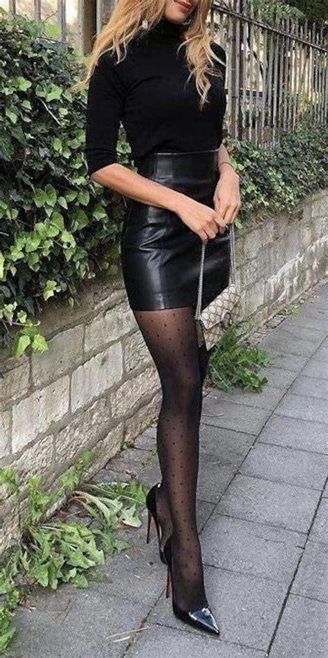 Hot Mini Leather Skirt Real Leather Skirt Black Leather Skirt