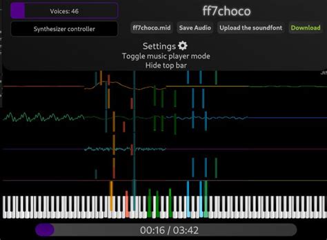 read a midi file with a soundfont polyphone documentation