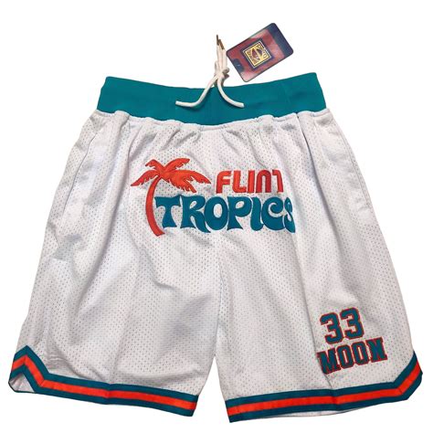 Flint Tropics Vintage Throwback Classic Casual Basketball Shorts