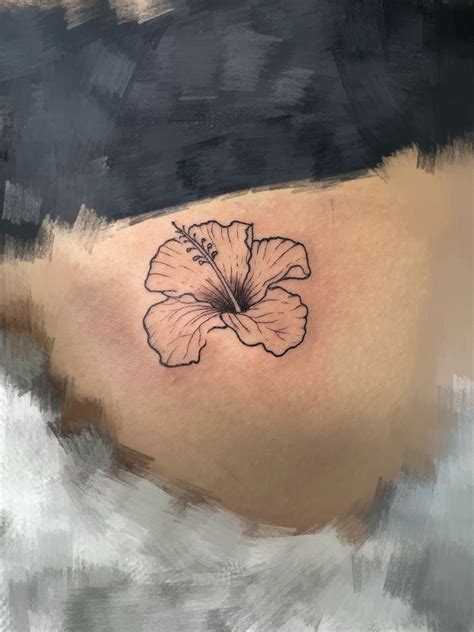 Hawaiian Flower Tattoo