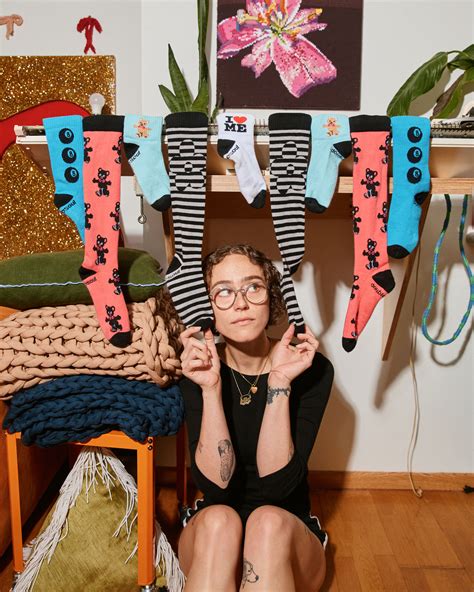 Ella Emhoffs Doublesoul Sock Collection Photos