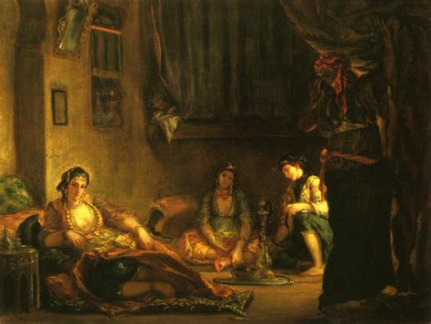 Women Of Algiers In Their Apartment 1849 By Eugene Delacroix Artchive