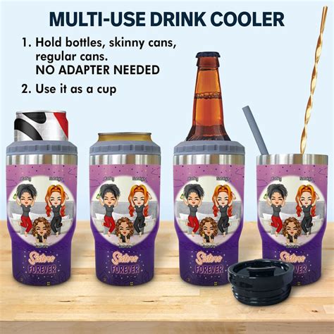 Bff The Girls Are Drinking Again T For Bestie Personalized Can Cooler Designed By