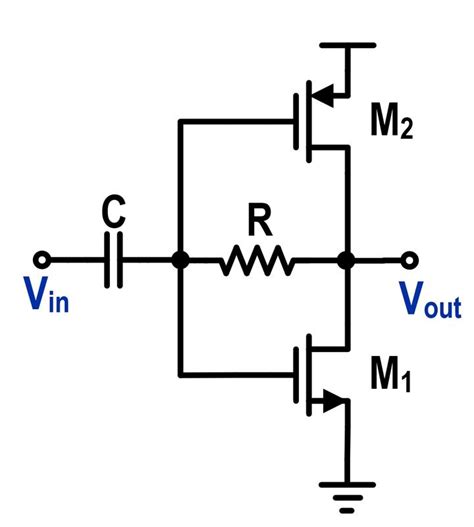 模拟ic（类比ic）学习之自偏置（self Biased）反相器的小信号增益av、等效跨导gm和noise的手工分析 知乎