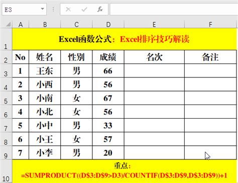 excel排序函数怎么用excel数据排序的方法大全 天天办公网