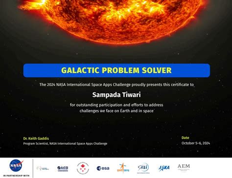 Sampada Tiwari On Linkedin Nasa Spaceapps Spaceexploration
