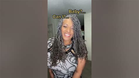 Gorgeous Gray Sisterlocks Greylocs Sisterlocks Blackwomanmagic Greyhairdontcare Youtube