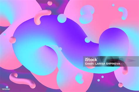 추상 그래픽 다채로운 그라데이션 기하학적 모양과 배경 커버 현대 최소한의 구성 0명에 대한 스톡 벡터 아트 및 기타 이미지 0명 3차원 형태 가리기 Istock