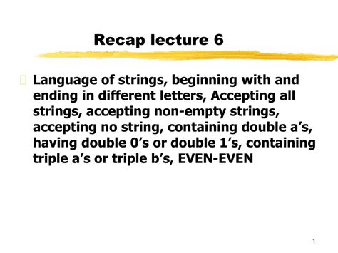 Ppt Language Of Strings And Finite Automata Powerpoint Presentation Free Download Id9623600