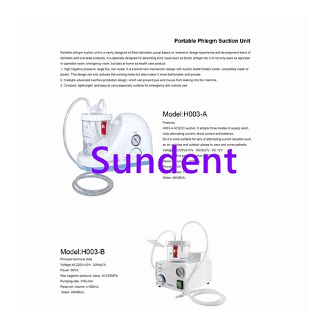 Dental China Product Lab Equipment Phlegm Suction Unit Device Phlegm