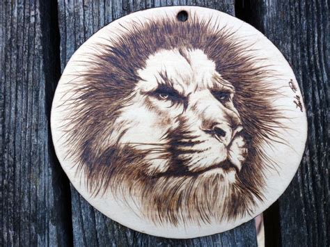 Pyrography Of Lion 4 Pyrography Animal Tattoo Animals