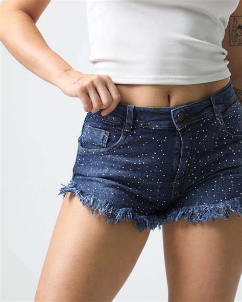Short Gina Sonne Strass Sonne Jeans Short Gina Sonne Strass Sonne Jeans