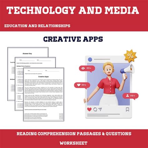 Creative Apps Reading Comprehension Passages And Questions Worksheets