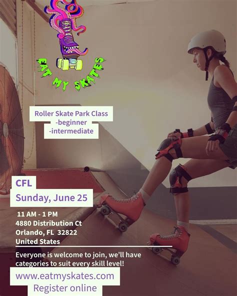 Roller Skate Park Class At Central Florida Skate Holden Heights On