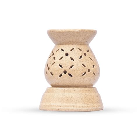 Oval Shape White And Brown Diffuser