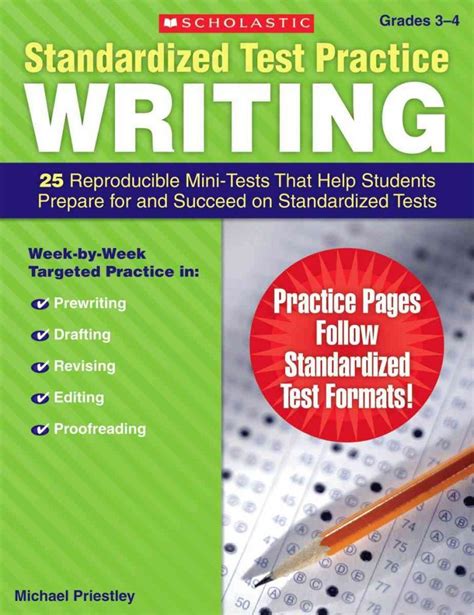 Standardized Test Practice Writing Grades 3 4 25 Reproducible Mini