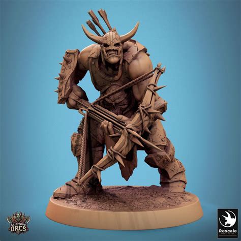 Infantry Orc Look Miniature For Dnd Dsa Pathfinder Rpg Tabletop