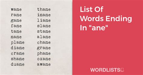 List Of Words Ending In Ge