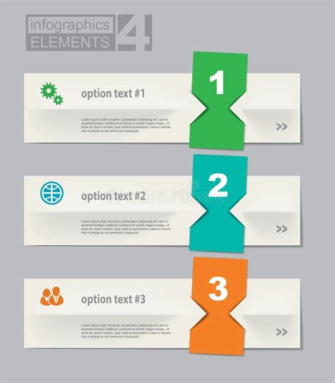 Set Of Infographics Elements Stock Vector Illustration Of Layout