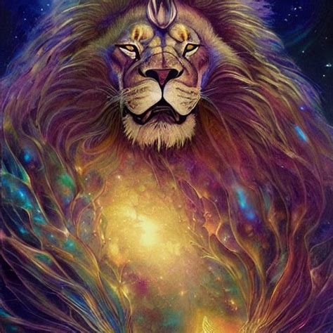 Cosmic Lion By Crystalwizard On Deviantart