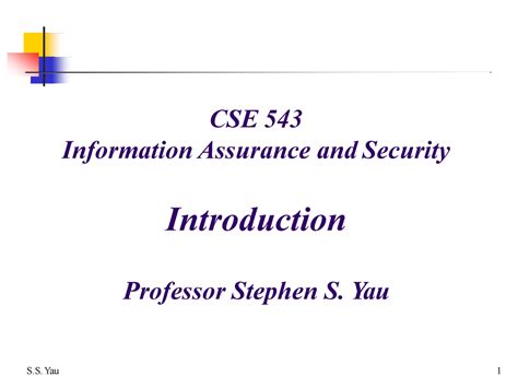 Lecture 1 Introduction Cse 543 Spring 2018 Cse 543 Information