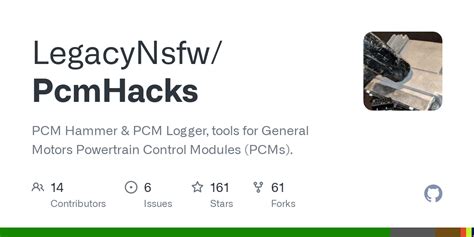 GitHub LegacyNsfw PcmHacks PCM Hammer PCM Logger Tools For General Motors Powertrain