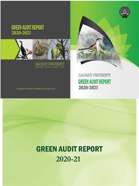 Green Audit Report 2020 2021 Guwahati University Pdf