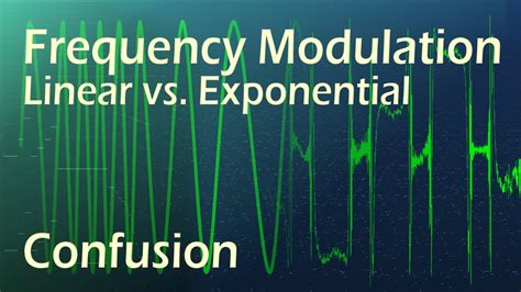 Synthesizers Linear Frequency Modulation Fm Vs Exponential