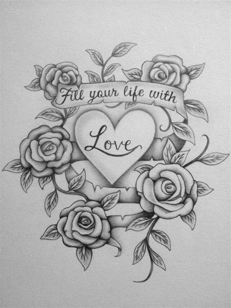 27 Love Drawings Pencil Drawings Sketches Freecreatives