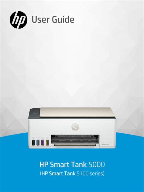 Hp Printer Hp Smarttank5000 Owners Manual Pdf Printer Computing