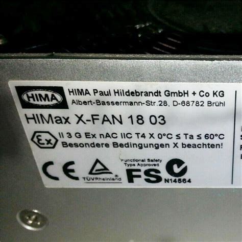 HIMA X FAN Analog Input Original Card Contact Us Xingchuang Ronghe