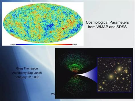 Ppt Cosmological Parameters From Wmap And Sdss Powerpoint