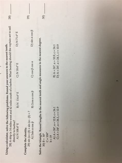 solved using a calculator solve the following problems