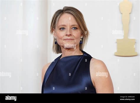 Jodie Foster Arrives At The Oscars On Sunday March 10 2024 At The