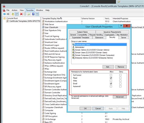 Creating The Certificate Templates Throughout Active Directory