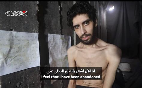 Cousin Of Hostage Evyatar David ‘dont Need A Degree To Know Hes On