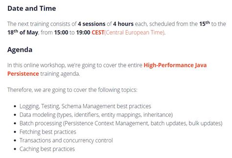 Vlad Mihalcea On Linkedin Just 6️⃣ Days Left To Join My Next Public