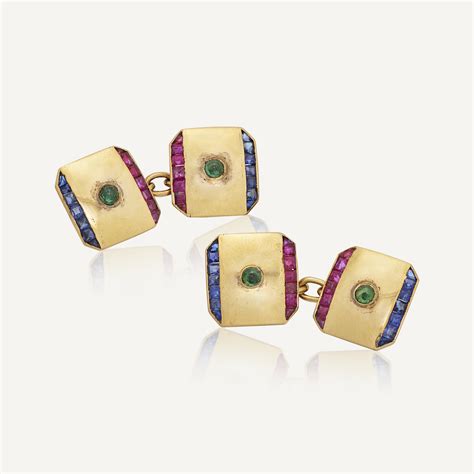 Gem Set Cufflinks Christies