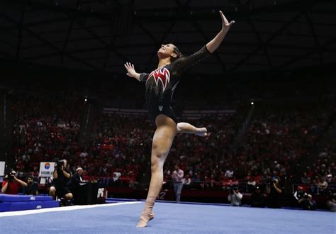 Utah Gymnastics Alexia Burch Is In The Midst Of A Breakout Season Deseret News