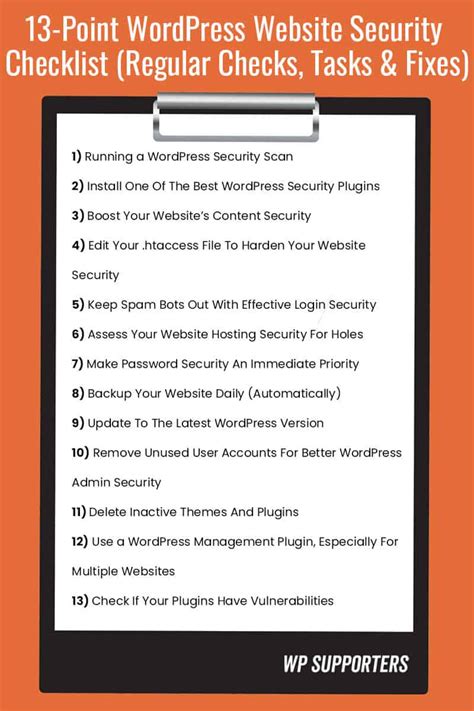 Wordpress Security Checklist 13 Point Diy Checklist To Follow Wordpress Security Checklist 13 Point Diy Checklist To Follow