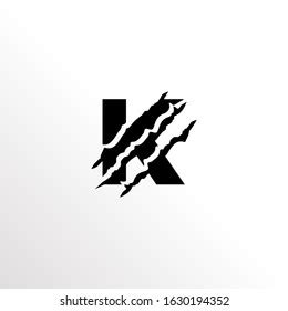 Initial Letter Claw Scratch Logo Design Stock Vector Royalty Free 1630195642