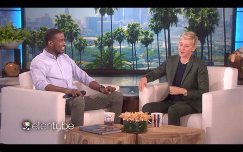 Education Ellen Degeneres Meets With Teacher Michael Bonner