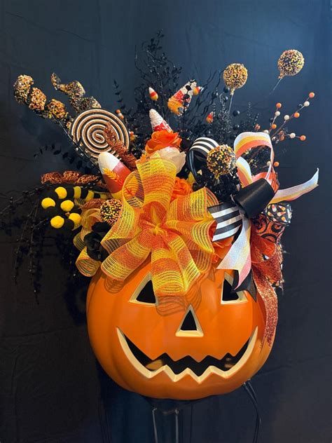 Candy Corn Jack O Lantern Etsy