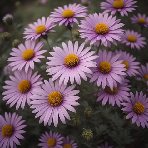 Premium Photo Michaelmas Daisies
