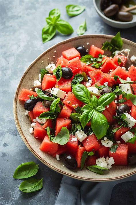 Watermelon Salad With Feta Becentsational