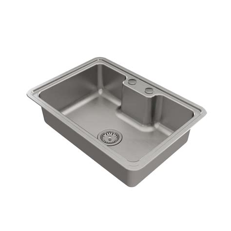 Cuba De Sobrepor Ou Embutir Docol Massima 68x48x20 Cm Em Aço Inox