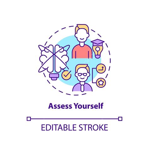 Assess Yourself Concept Icon Aptitude Vector Employee Vector Aptitude Vector Employee Png And