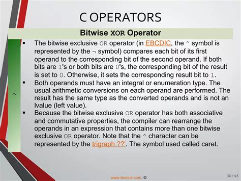 c operator and expression ppt