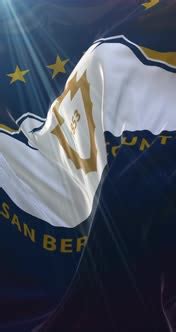 San Bernardino County Flag Backgrounds Motion Graphics Ft San And San